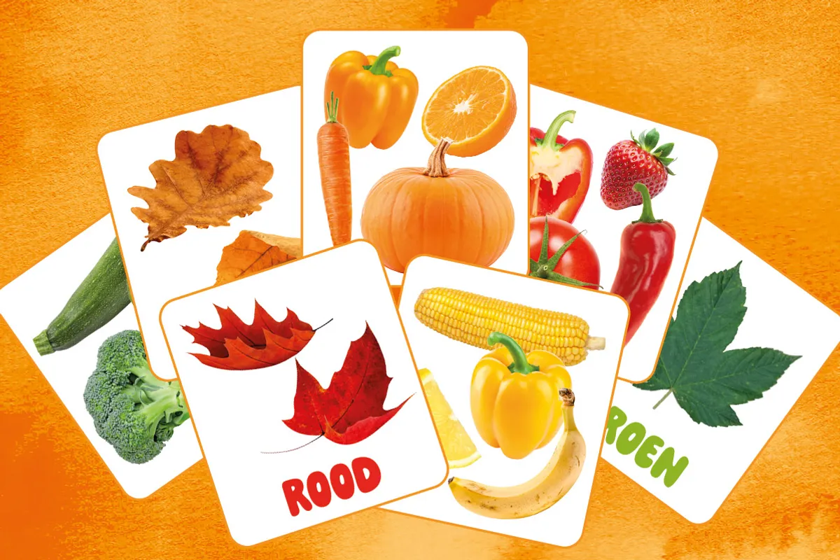 Herfstkleuren Memory | Leuk & leerzaam herfst-spel voor kinderen